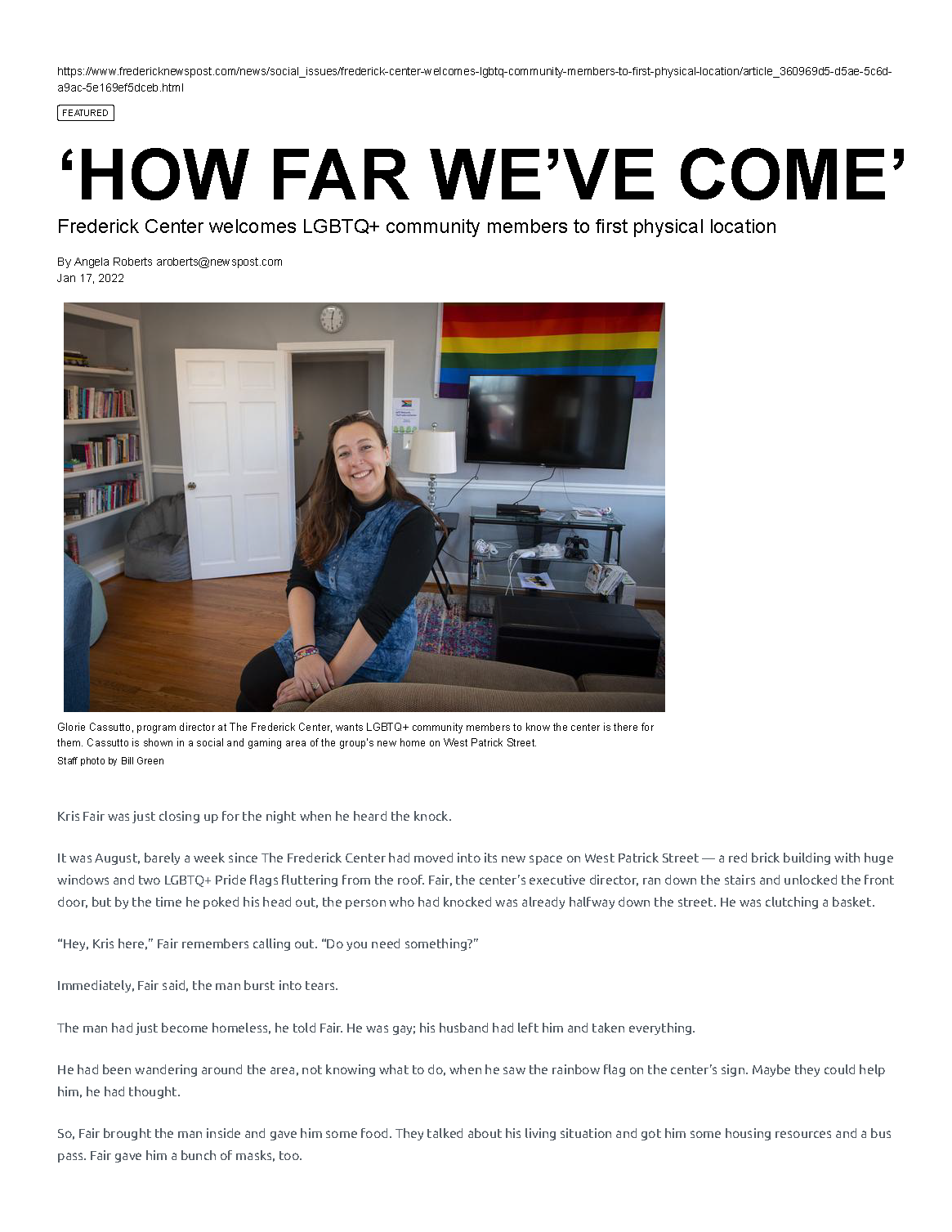 The Frederick Center Officially Opens - FNP - The Frederick Center